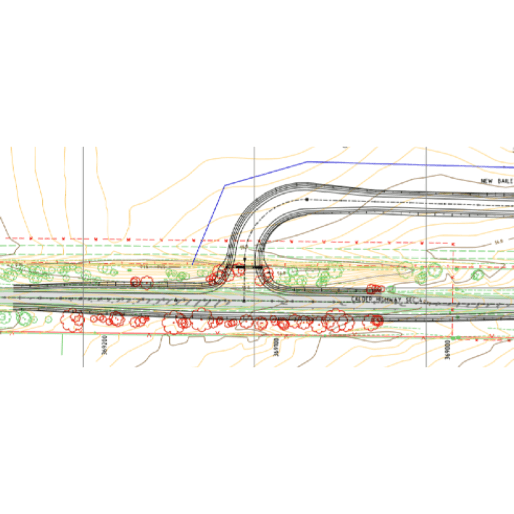 Calder Highway, Bailey Road Intersection - RMG